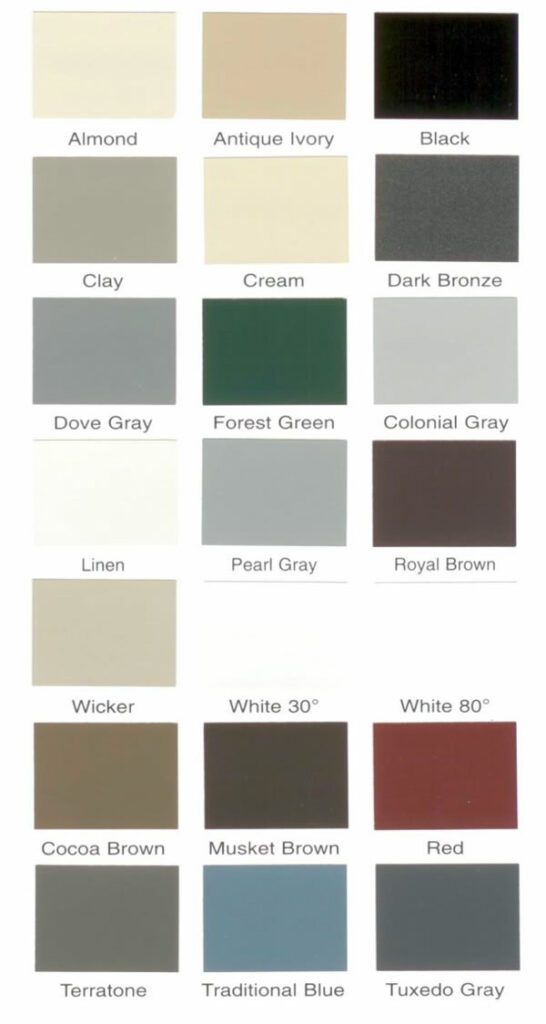 Gutter Colors - J & D Gutters